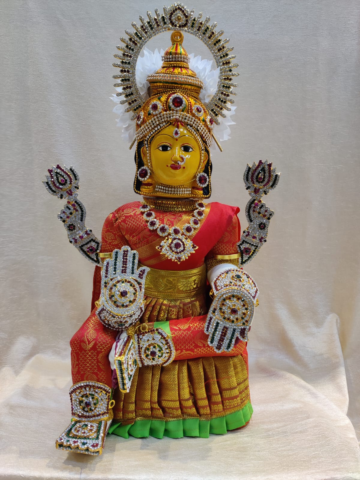 varamaha lakshmi vratam ready idol in 20 inch – sriman
