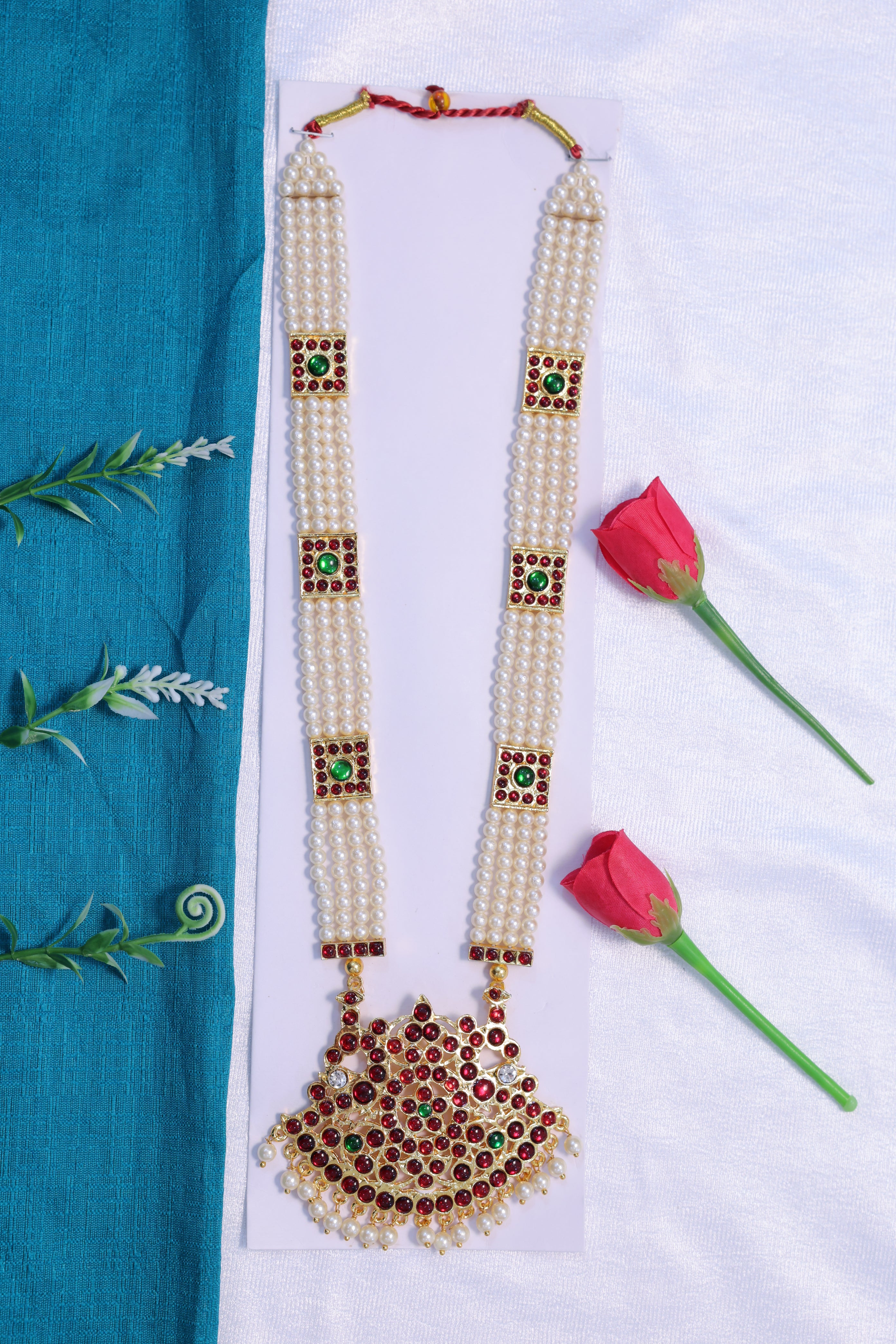 Moti Mala Haram Set | Indian Classical Dance Jewellery – sriman
